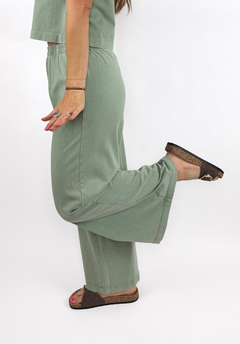 Scout Flare Pant - Avocado – Flower Wild